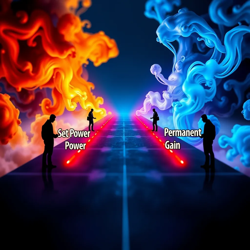 Understanding the Difference: Set Power vs. Permanent Gain : LevelUpTalk