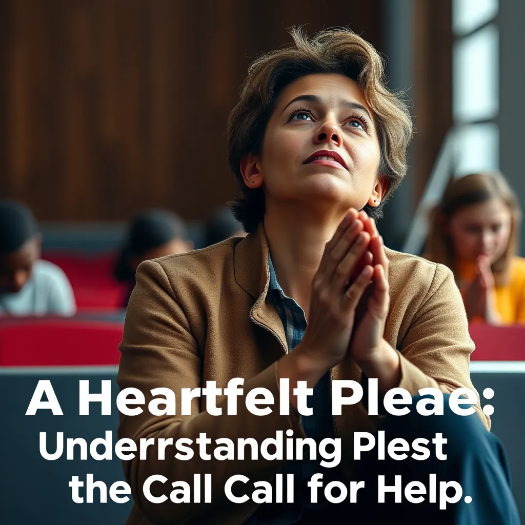 A Heartfelt Plea: Understanding the Call for Help : LevelUpTalk