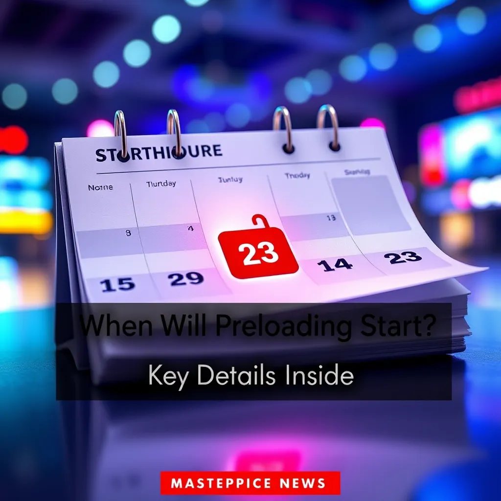 When Will Preloading Start? Key Details Inside : LevelUpTalk