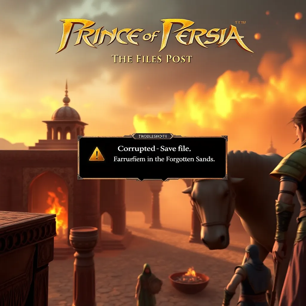 Troubleshooting Prince of Persia: The Forgotten Sands Issues : LevelUpTalk