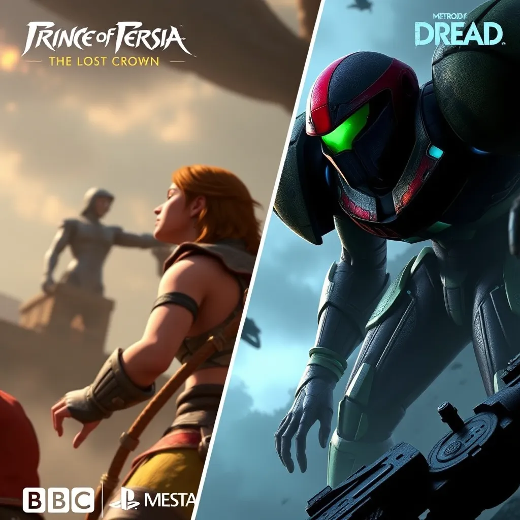 Comparing Prince Of Persia The Lost Crown And Metroid Dread : LevelUpTalk