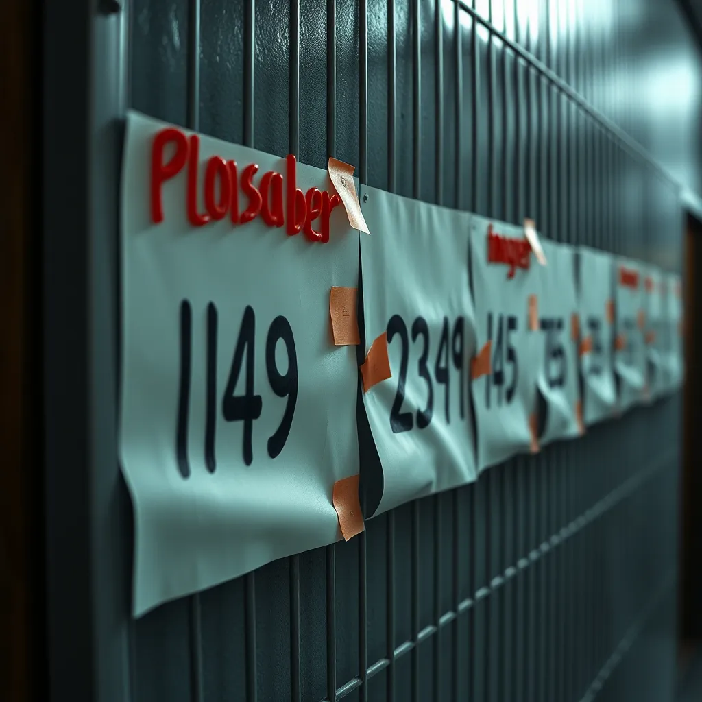 Uncovering the Truth: Real Phone Numbers on Prison Wall? : LevelUpTalk