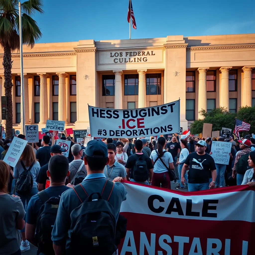 Huge Protest Against ICE Deportations in Los Angeles : LevelUpTalk