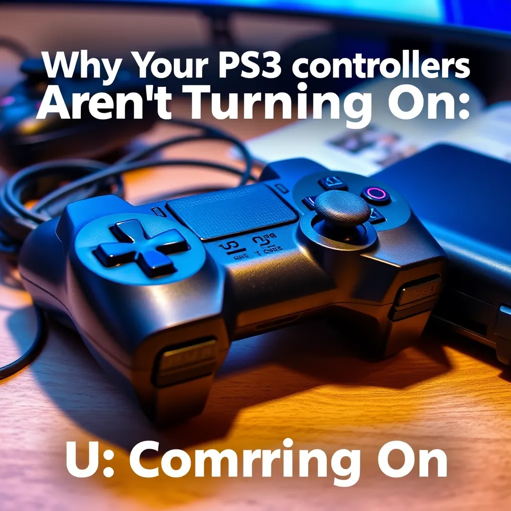 Why Your PS3 Controllers Aren't Turning On: Common Fixes : LevelUpTalk