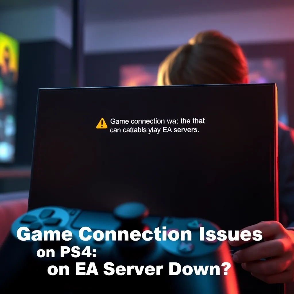 Game Connection Issues on PS4: EA Server Down? : LevelUpTalk