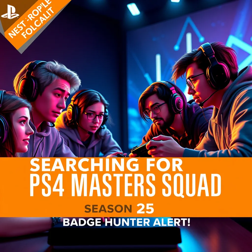 Searching for PS4 Masters Squad: Badge Hunter Alert! : LevelUpTalk