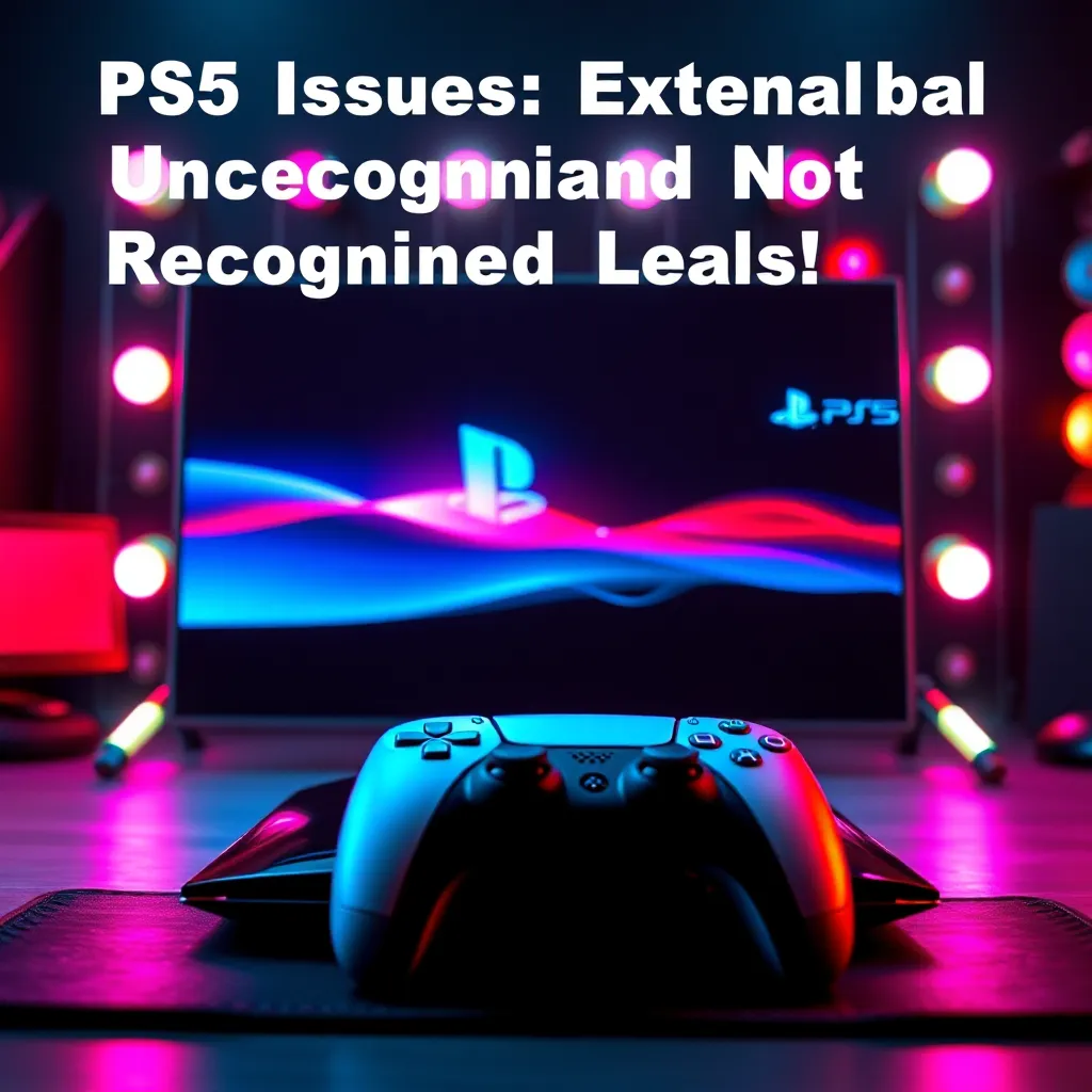 PS5 Issues: External Hard Drive Suddenly Unrecognized : LevelUpTalk