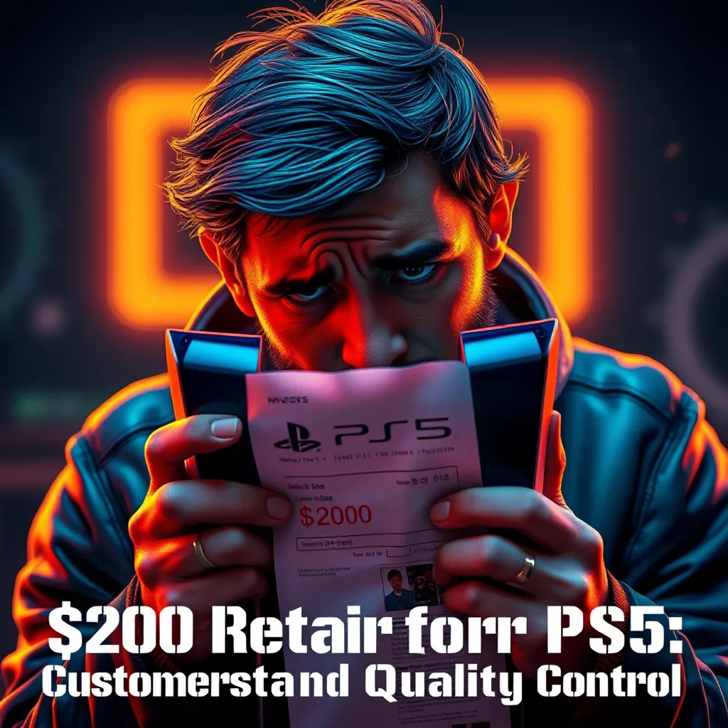 $200 Repair for PS5: Customers Demand Quality Control : LevelUpTalk