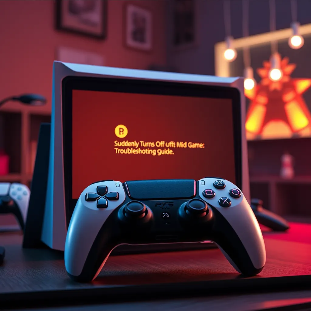 PS5 Suddenly Turns Off Mid-Game: Troubleshooting Guide : LevelUpTalk