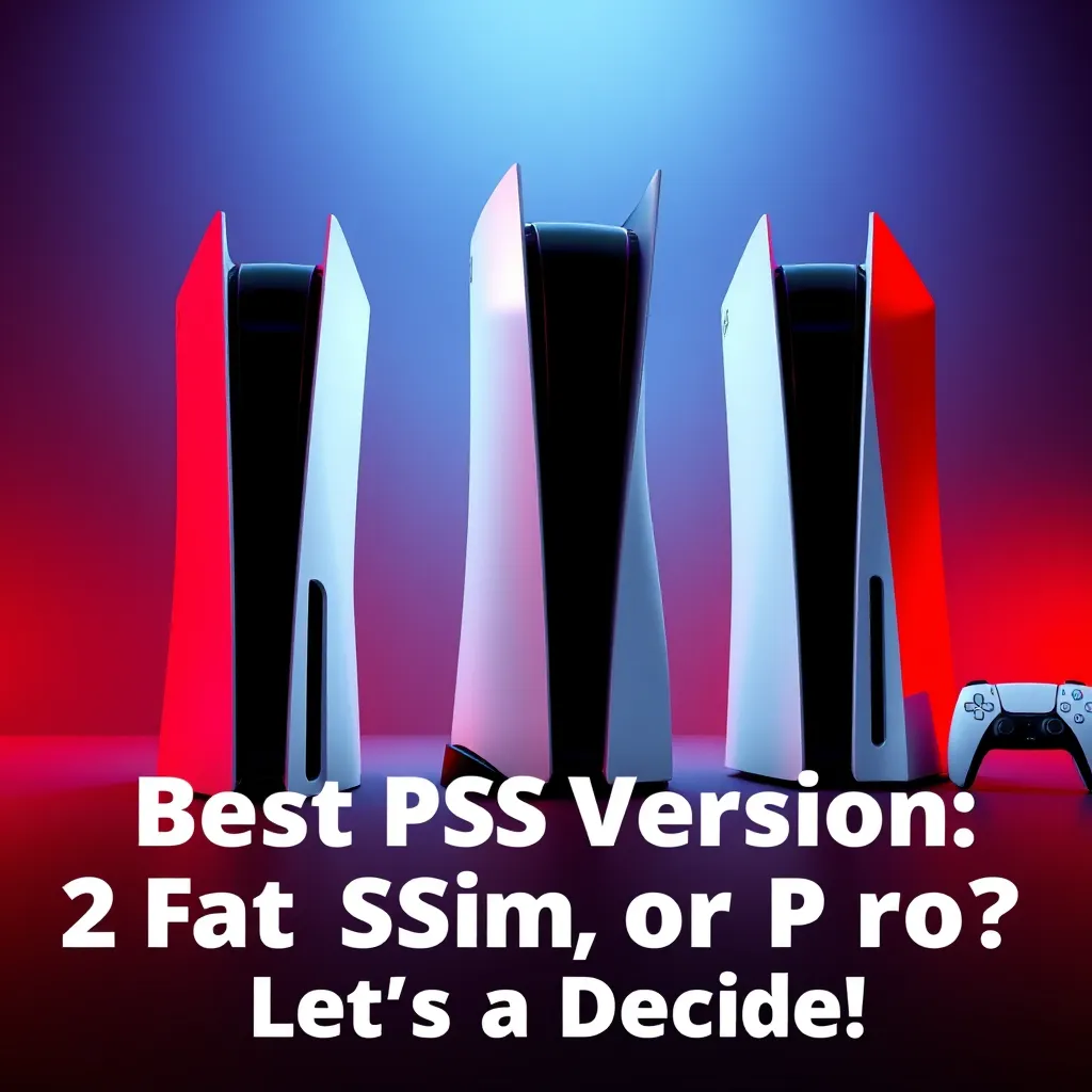 Best PS5 Version: Fat, Slim, or Pro? Let's Decide! : LevelUpTalk
