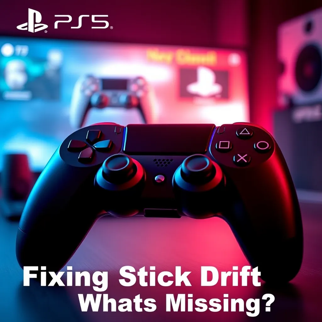 Fixing Stick Drift on PS5 Controllers: What's Missing? : LevelUpTalk