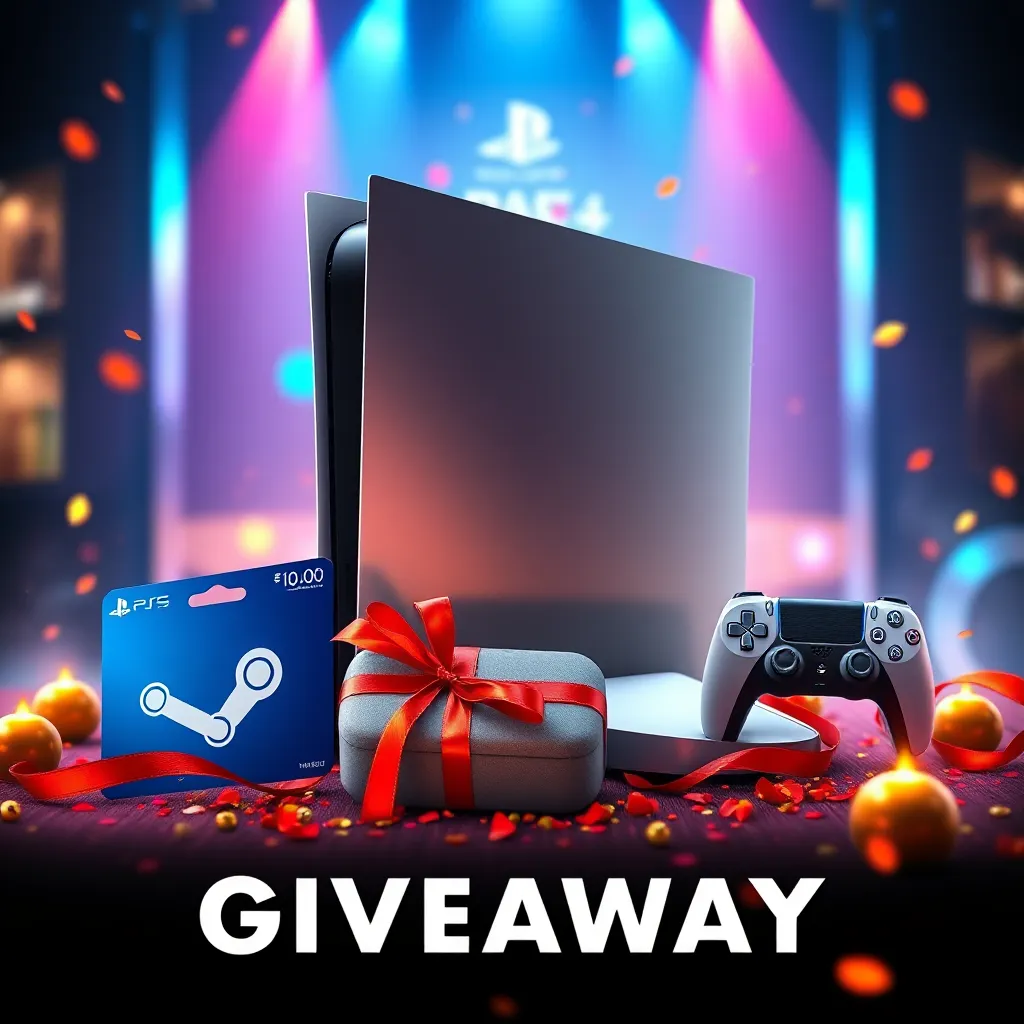 Epic PS5 Giveaway with €100 in Steam Cards! 🎮 : LevelUpTalk