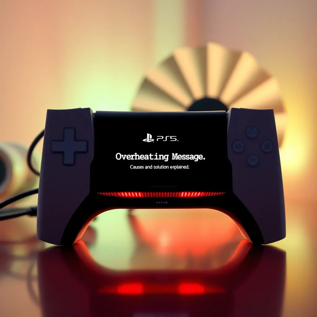 PS5 Overheating Message: Causes and Solutions Explained : LevelUpTalk