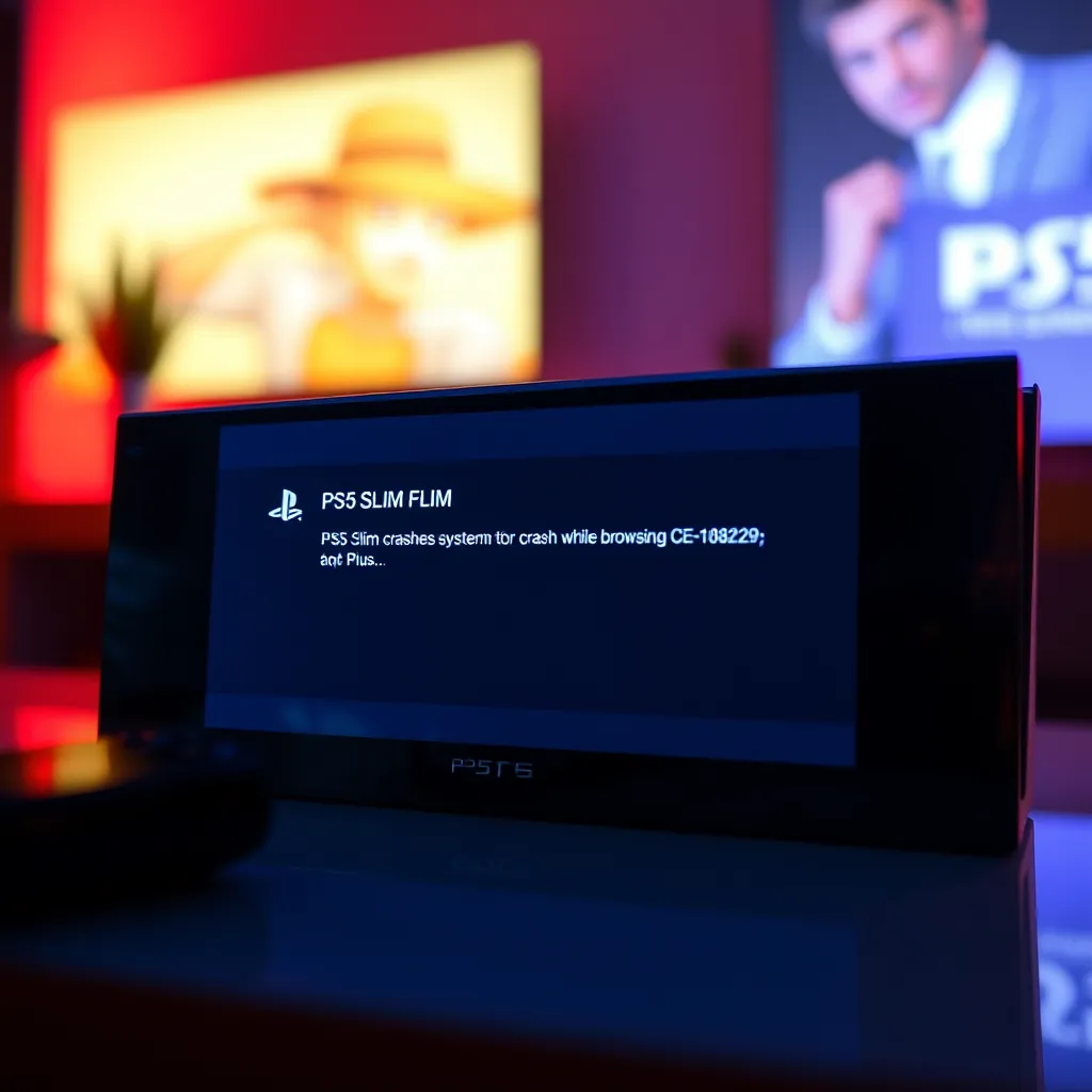 PS5 Slim Crashes: Error Code CE-108262-9 Causes Concern : LevelUpTalk