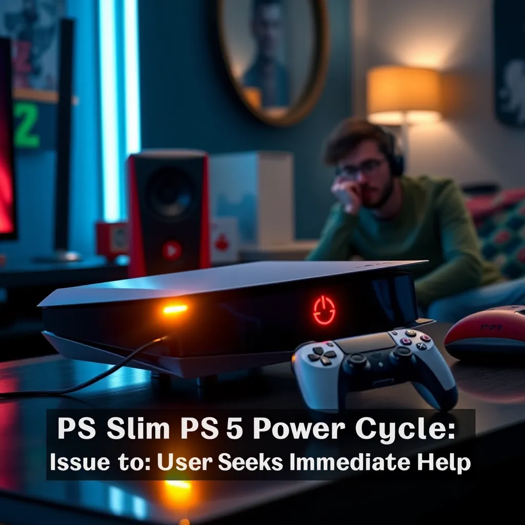 PS5 Slim Power Cycle Issue: User Seeks Immediate Help : LevelUpTalk