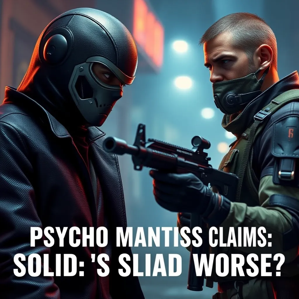 Psycho Mantis’ Claims: Is Solid Snake Really Worse? : LevelUpTalk