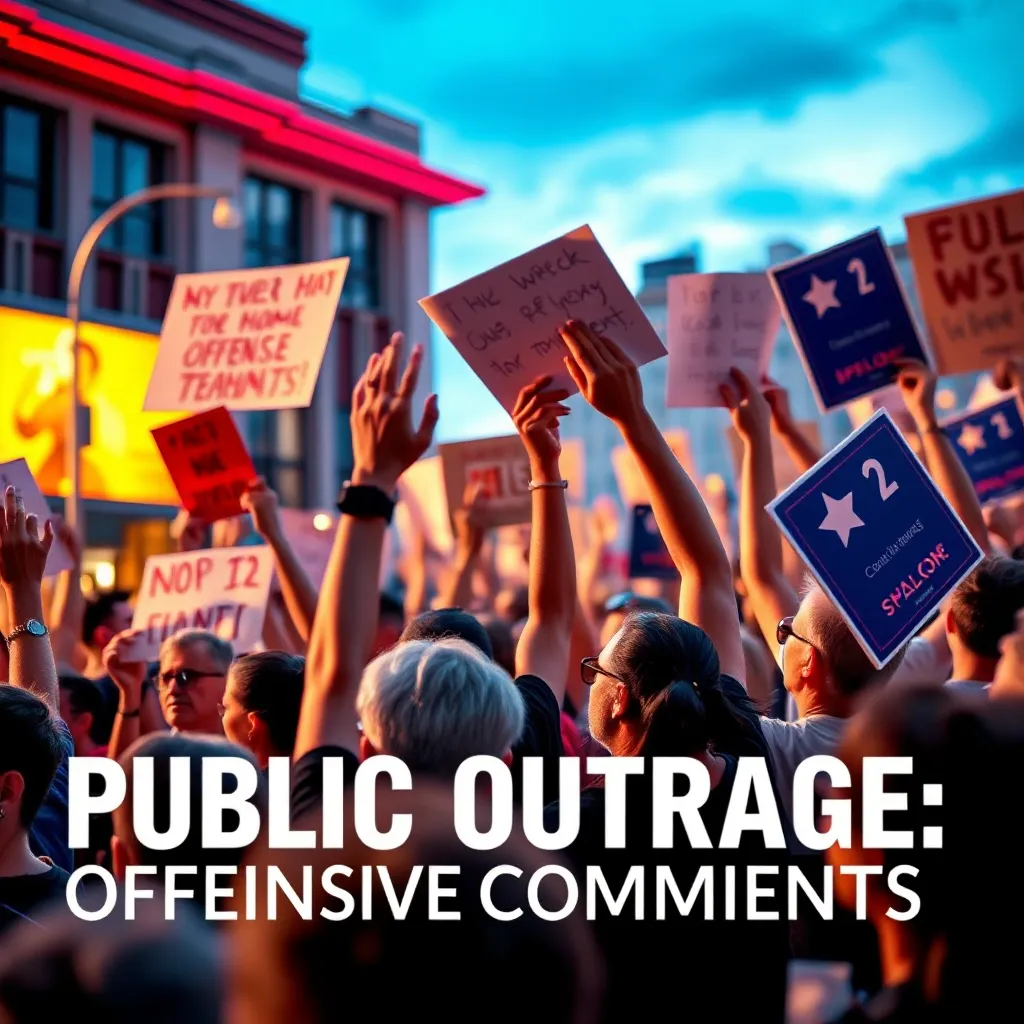 Public Outrage: Addressing Offensive Remarks and Comments : LevelUpTalk