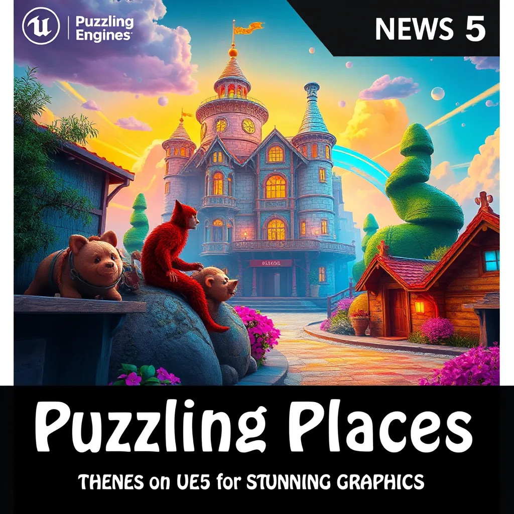 Puzzling Places Launches on UE5 for Stunning Graphics : LevelUpTalk