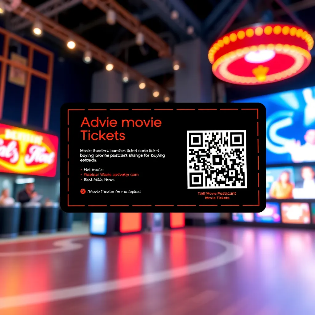 Movie Theater Launches Ticket Buying QR Code Postcards : LevelUpTalk