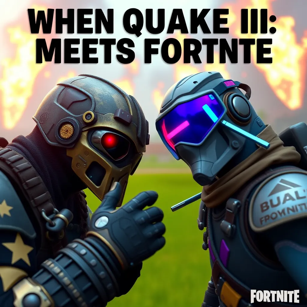 When Quake III Meets Fortnite: A Hilarious Meme Moment : LevelUpTalk