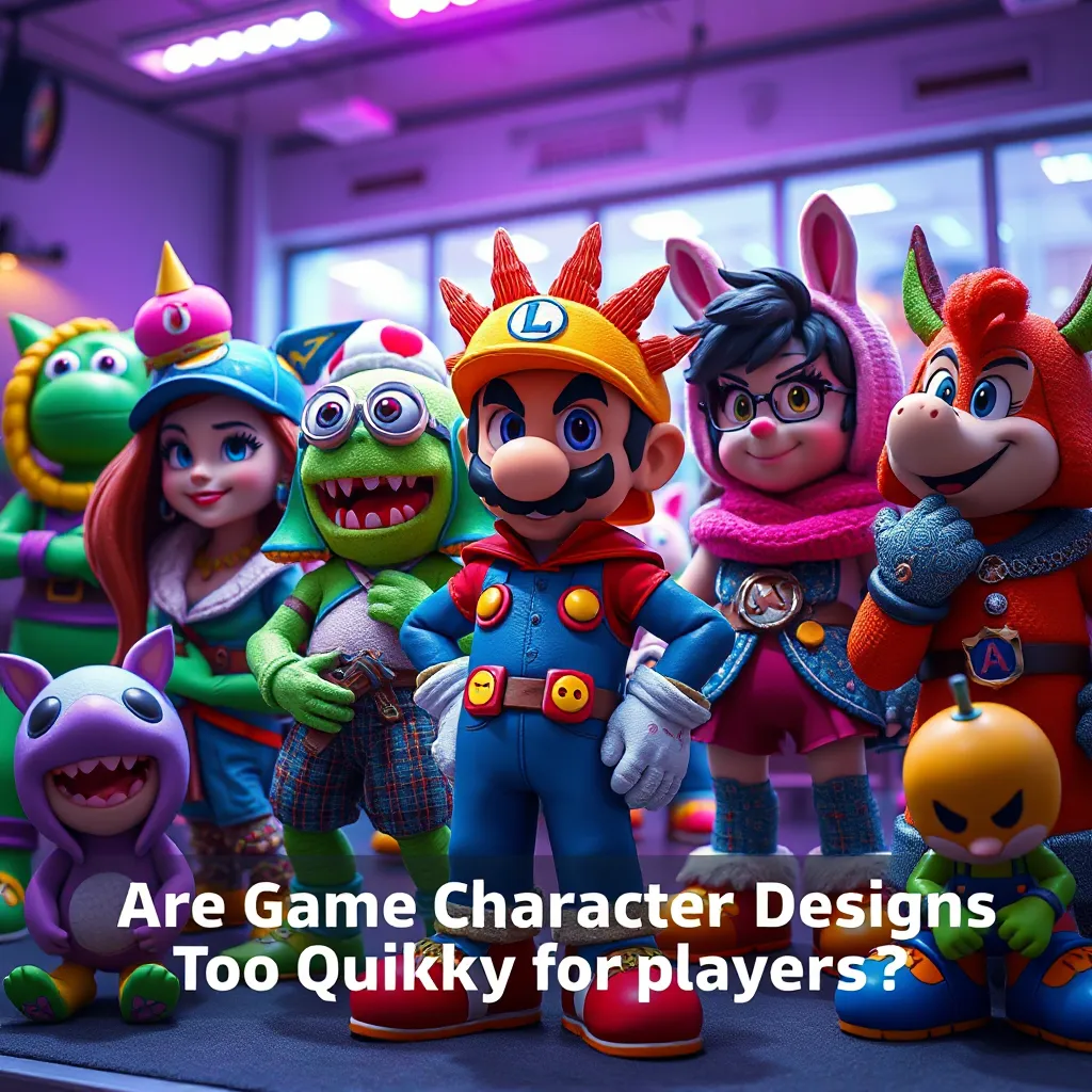 Are Game Character Designs Too Quirky for Players? : LevelUpTalk