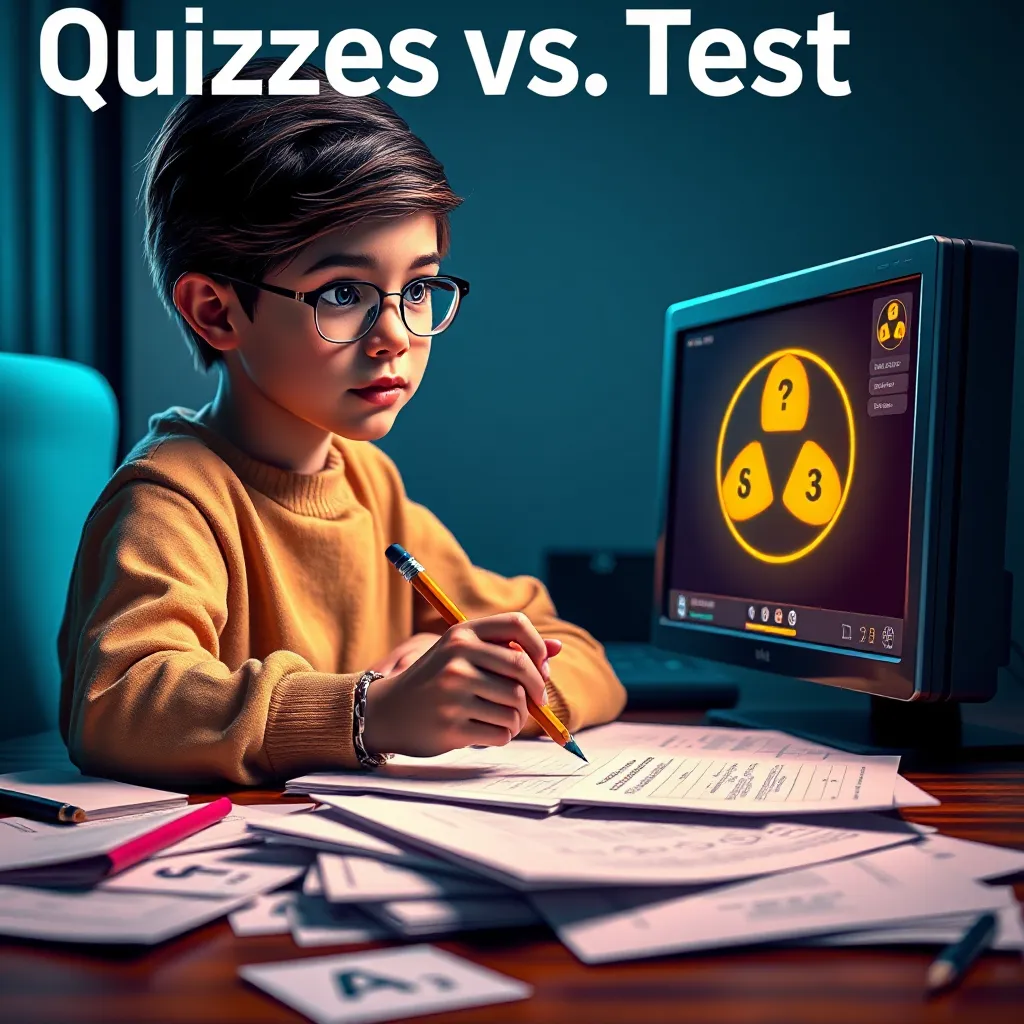 Quizzes vs. Tests: Understanding the Difference : LevelUpTalk
