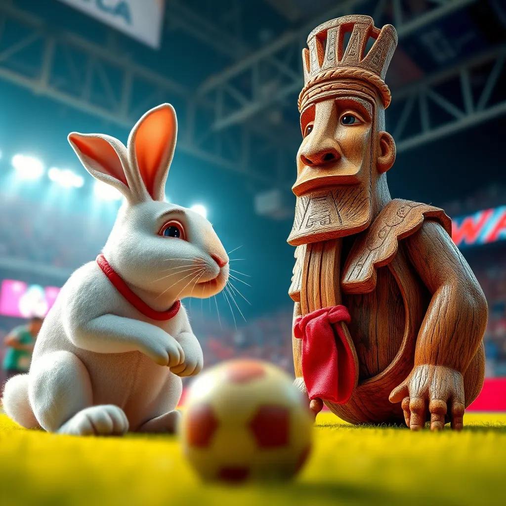 Battle of the Icons: 🐇 vs 🗿 in Unga Bunga : LevelUpTalk