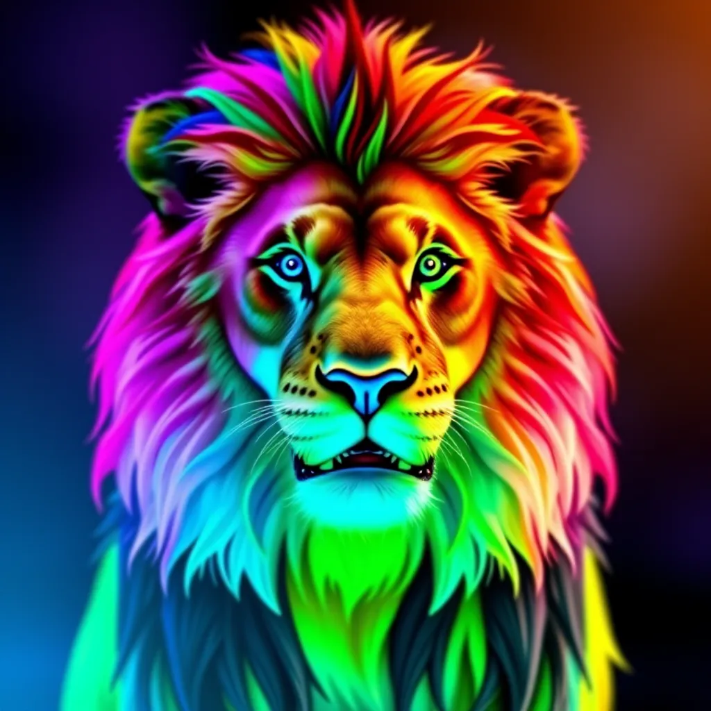 Rainbow Lion: A Colorful New Immortal : LevelUpTalk