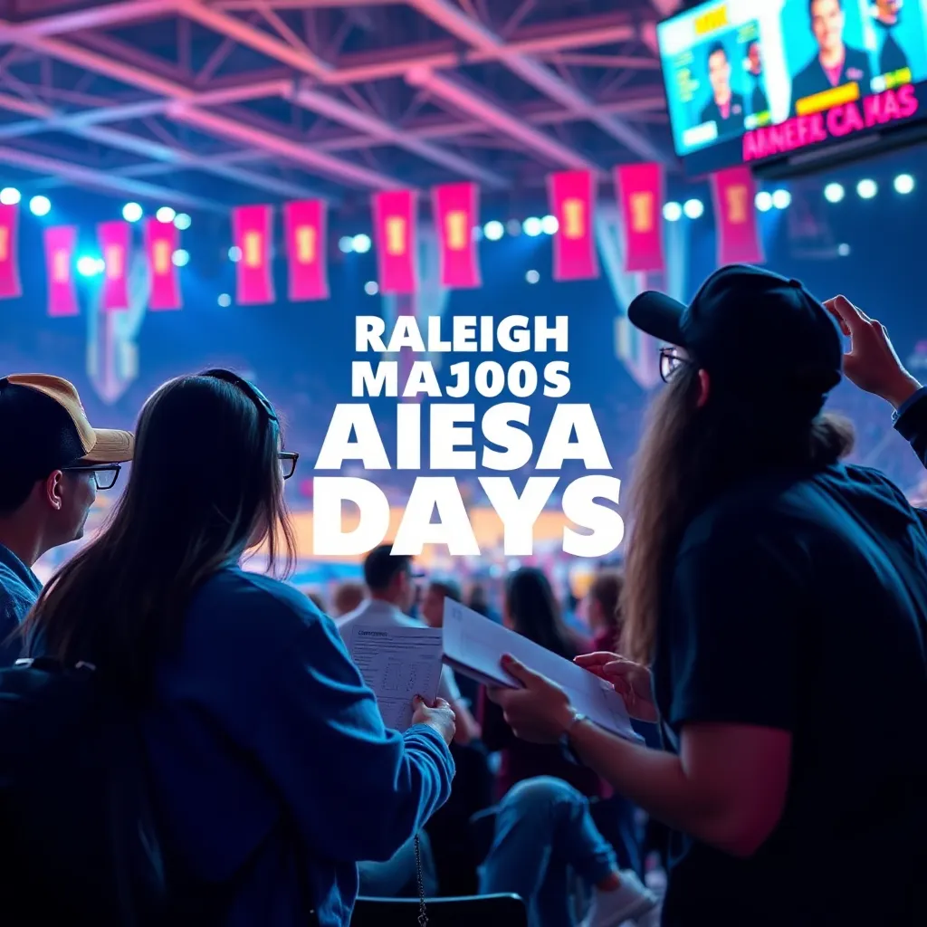 Raleigh Major Arena Days Schedule Announced for Fans : LevelUpTalk