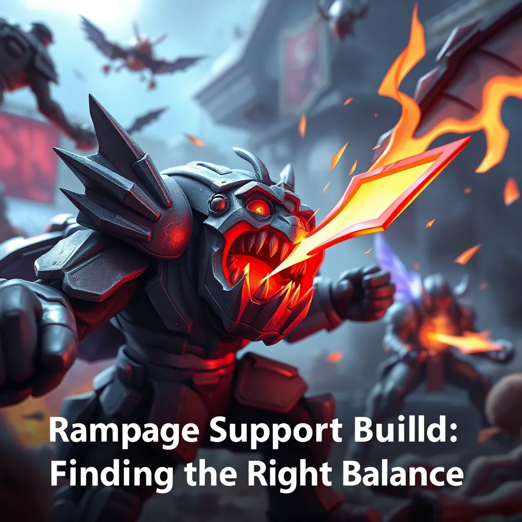 Rampage Support Build: Finding the Right Balance : LevelUpTalk