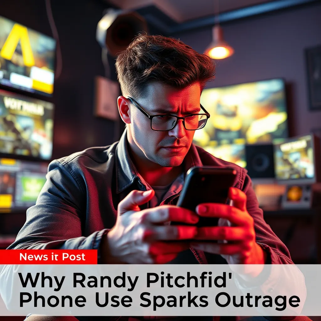 Why Randy Pitchford's Phone Use Sparks Outrage : LevelUpTalk
