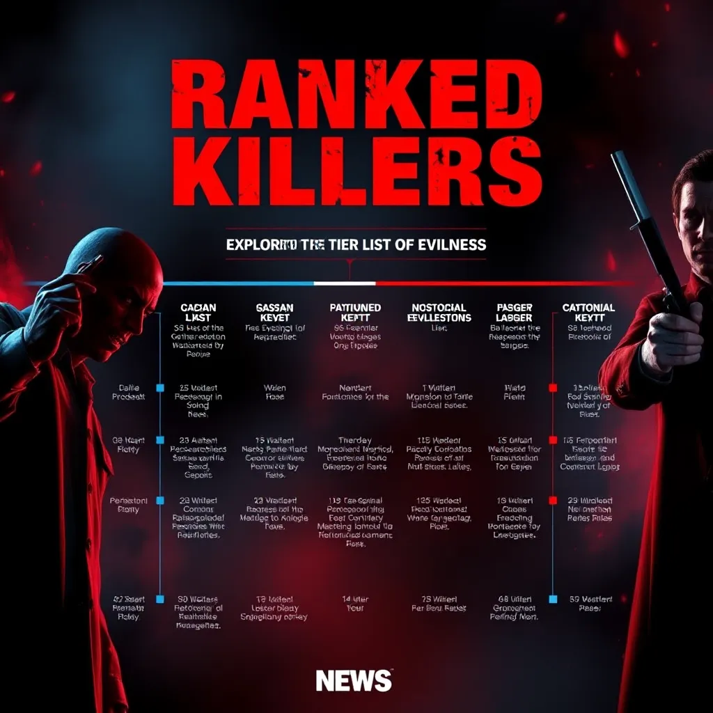 Exploring the Tier List of Killers' Evilness : LevelUpTalk