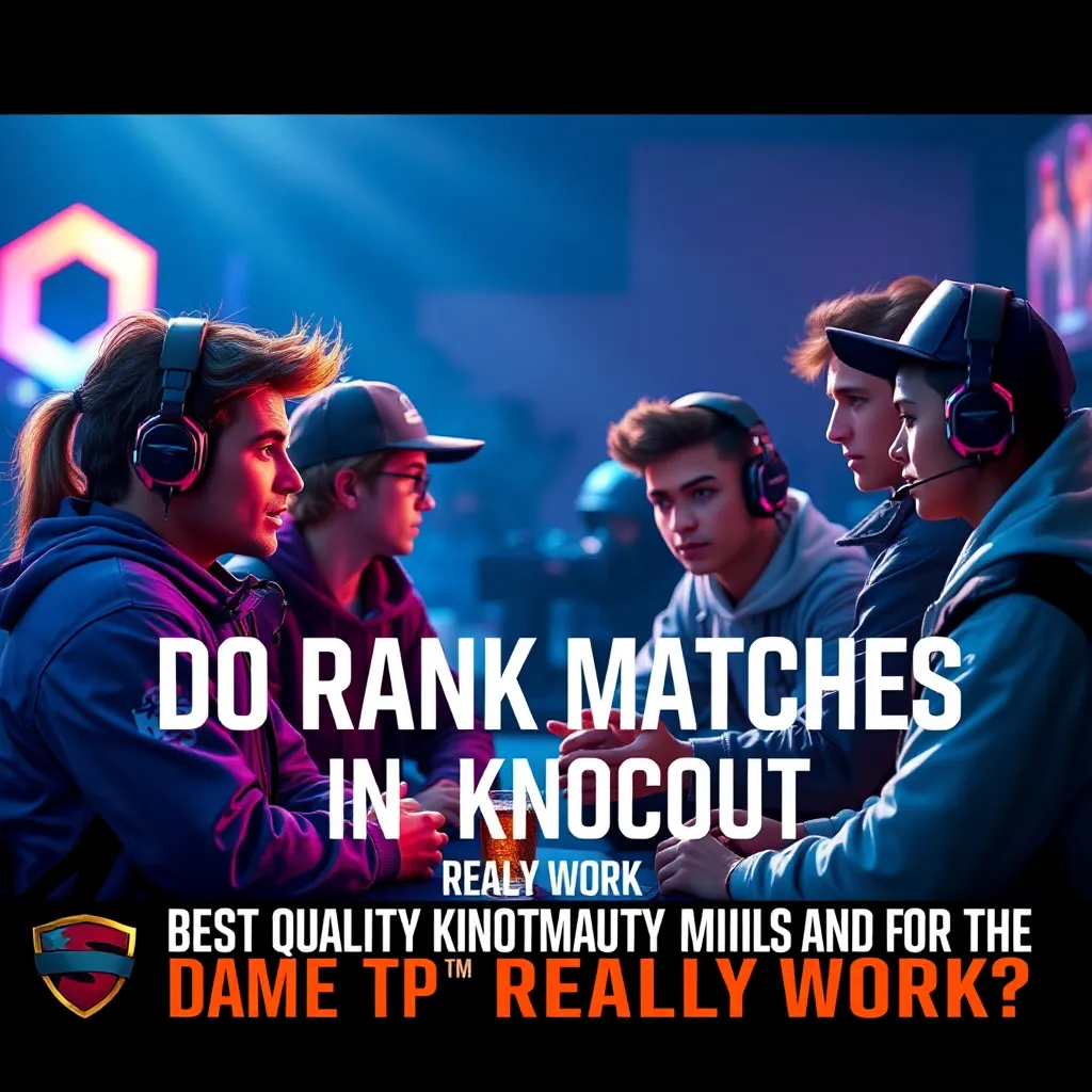 Do Rank Matches in Ranked Knockout Really Work? : LevelUpTalk