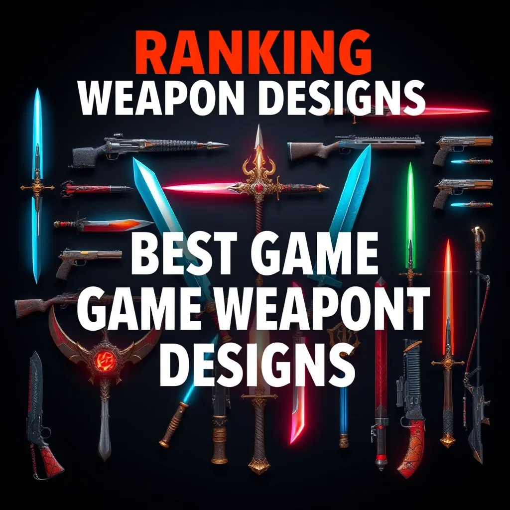 Ranking The Best Game Weapon Designs A Detailed Tier List Leveluptalk