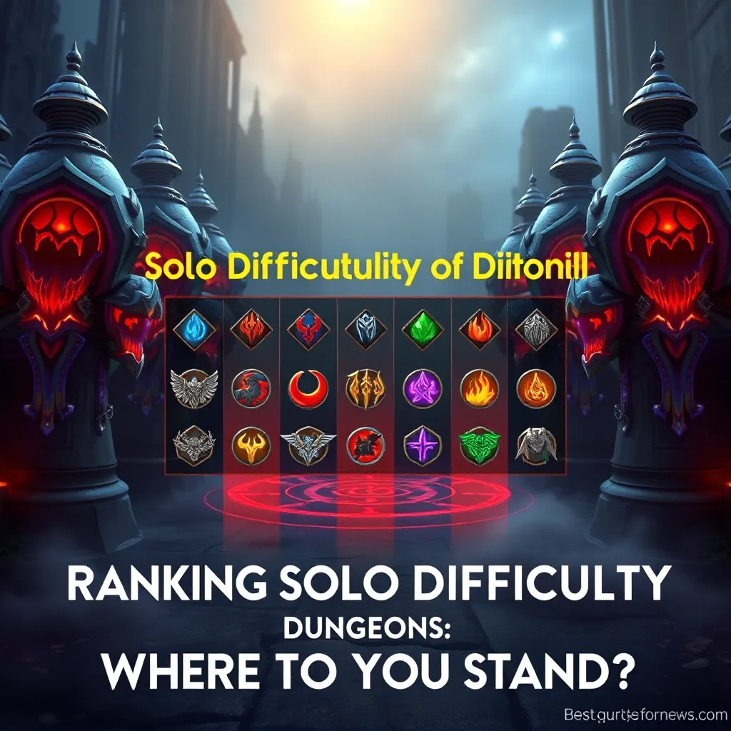 Ranking Solo Difficulty of Dungeons: Where Do You Stand? : LevelUpTalk
