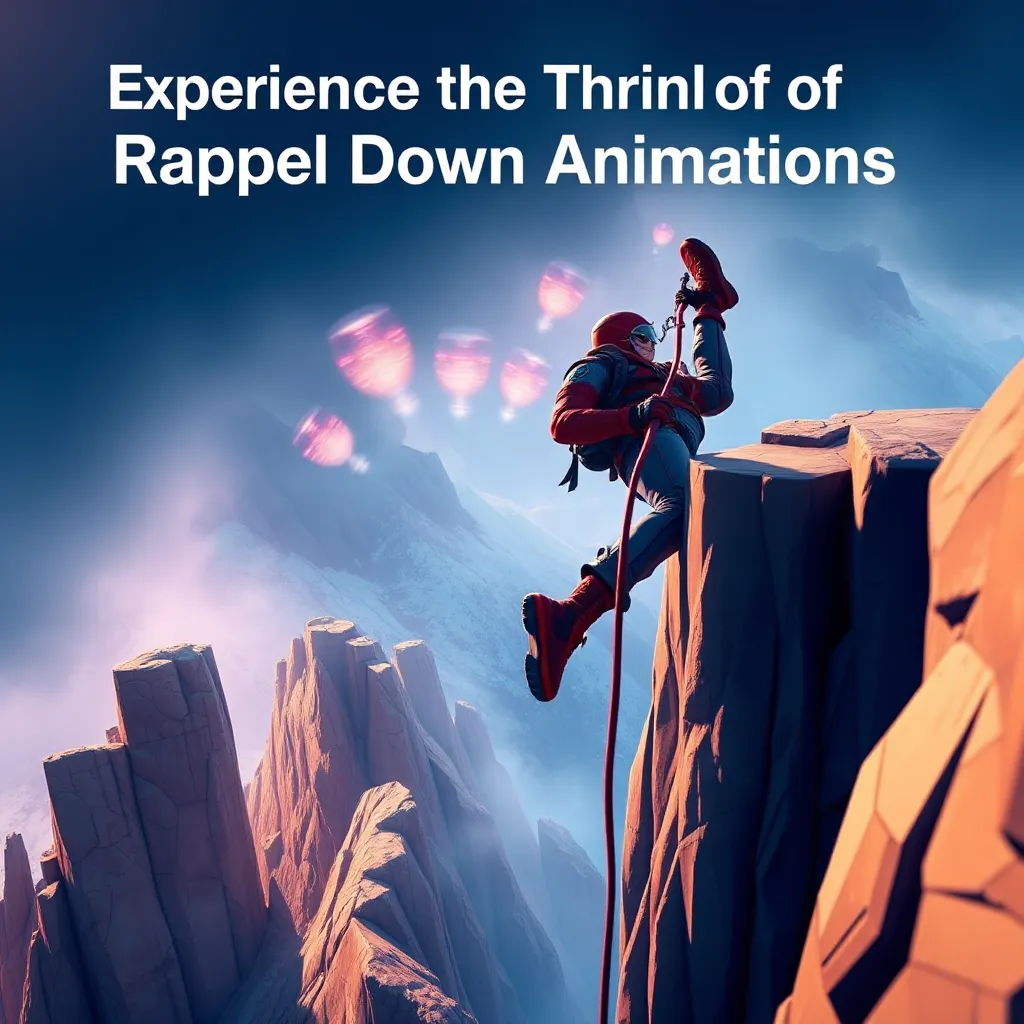 Experience the Thrill of Rappel Down Animations : LevelUpTalk