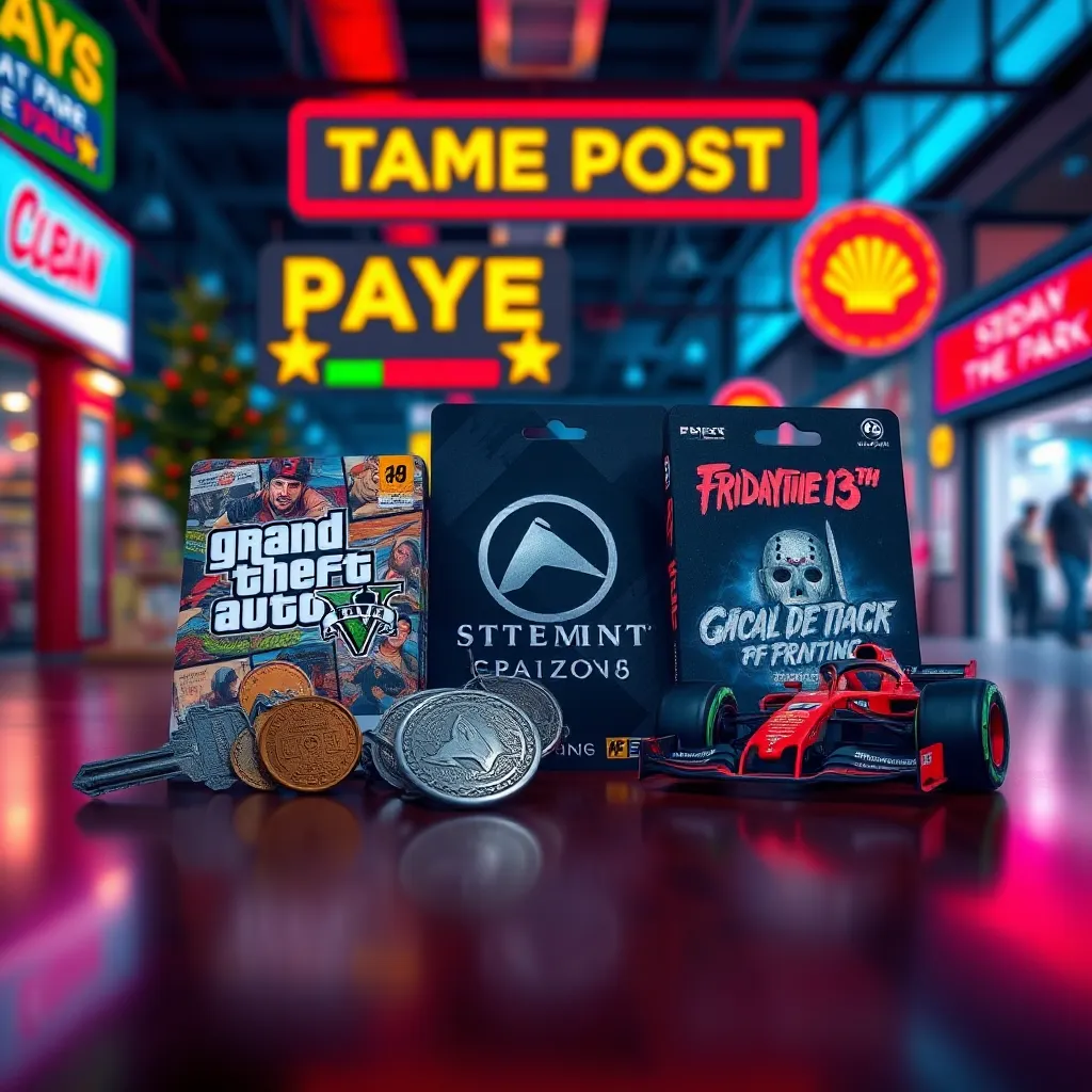 Steam Keys for Unlisted Games: GTA, F1, Friday the 13th : LevelUpTalk