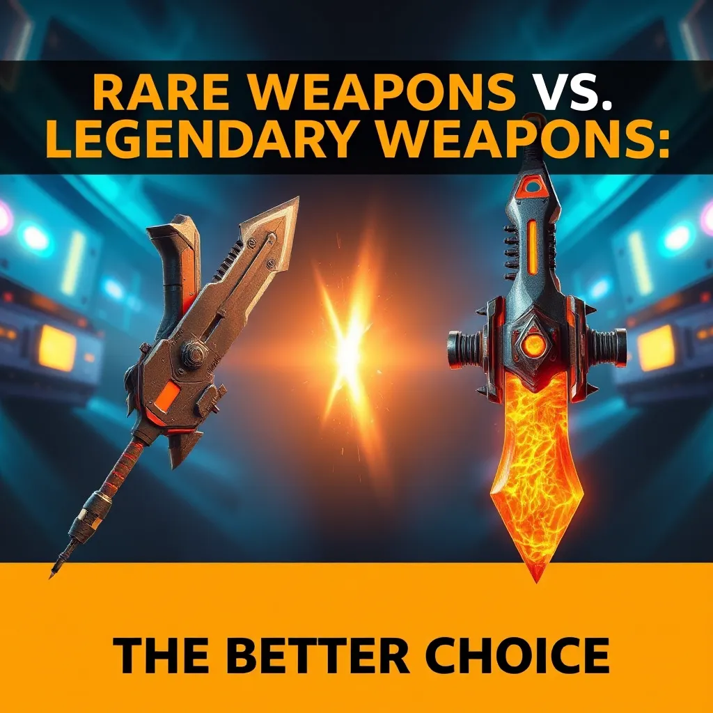 Rare Weapons vs. Legendary Weapons: The Better Choice : LevelUpTalk