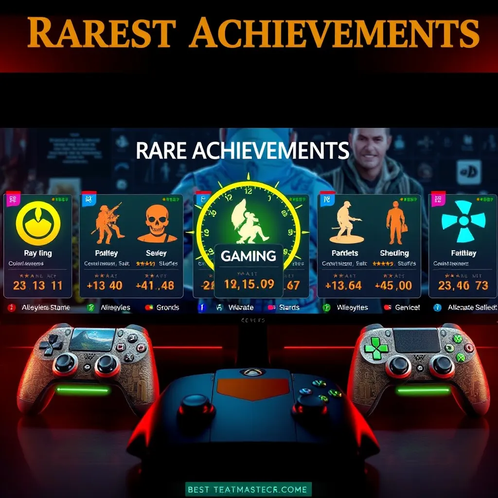 Explore Current Rarest Achievements in Gaming : LevelUpTalk