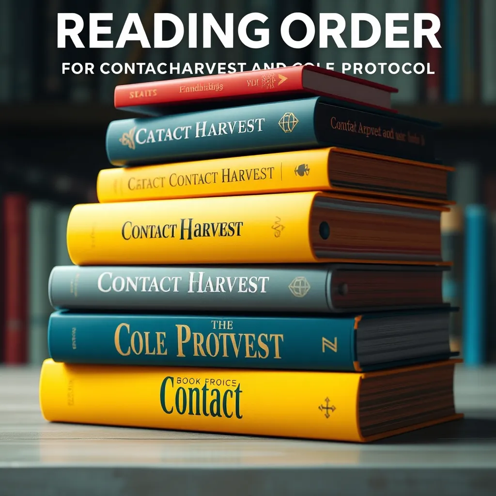Reading Order for Contact Harvest and Cole Protocol Books : LevelUpTalk