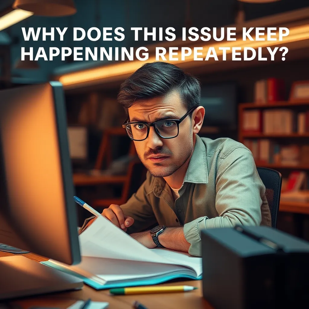 Why Does This Issue Keep Happening Repeatedly? : LevelUpTalk