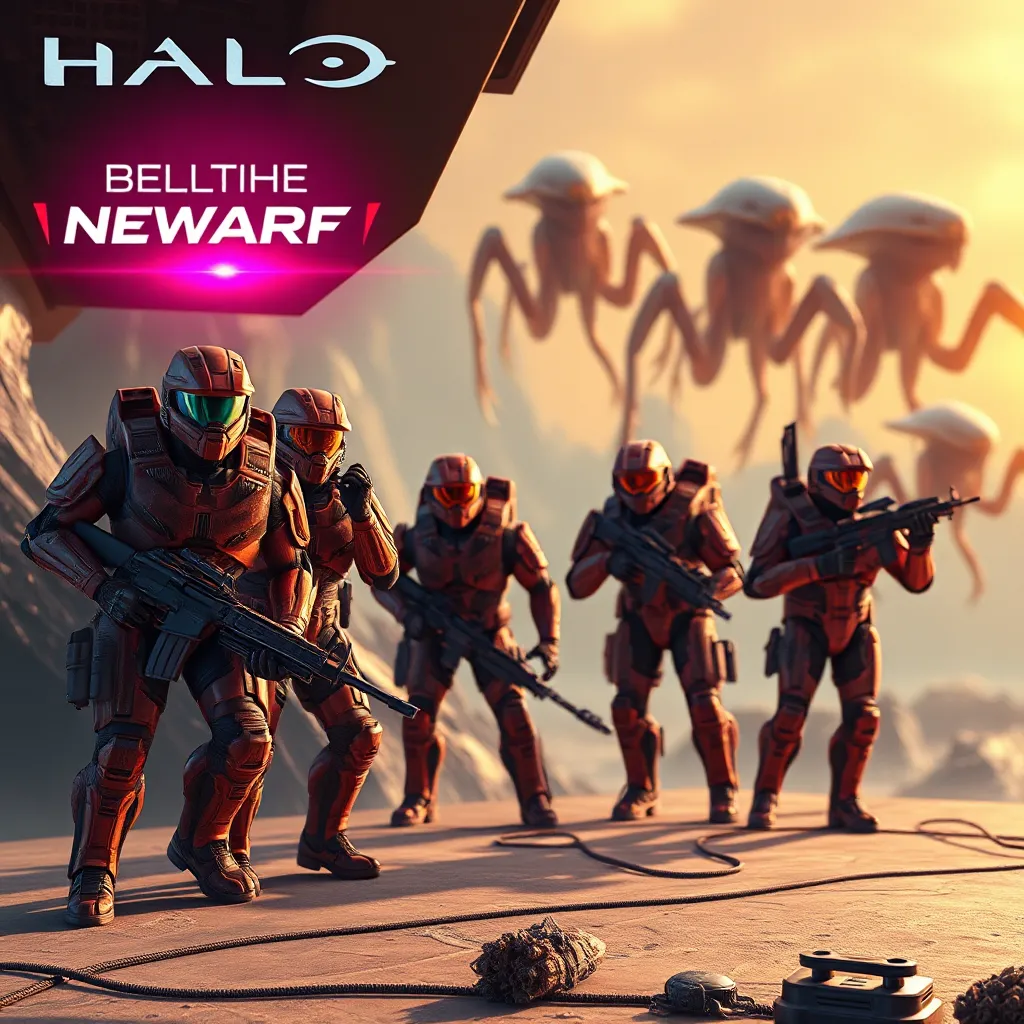 Four Characters and Red Dwarf Teleport to Halo 2552 Dimension : LevelUpTalk