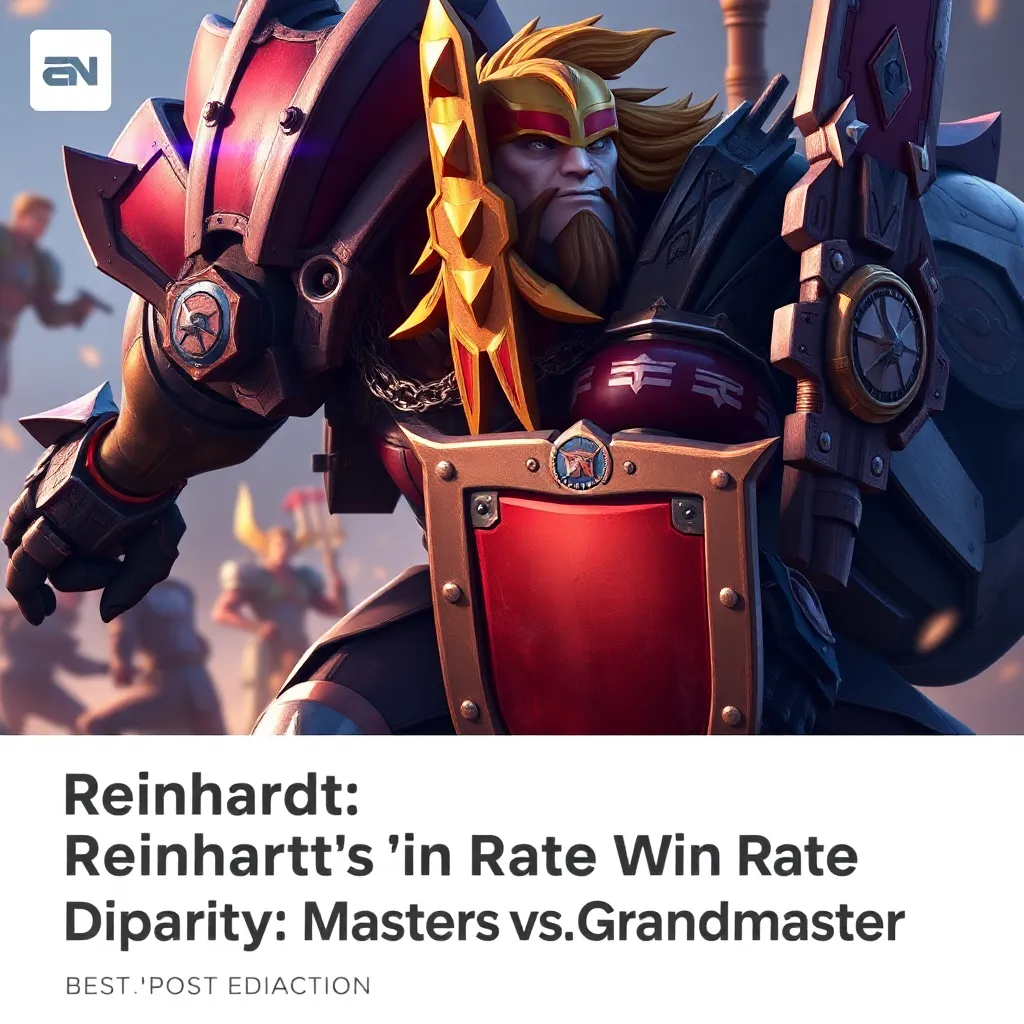 Reinhardt's Win Rate Disparity: Masters vs. Grandmaster : LevelUpTalk