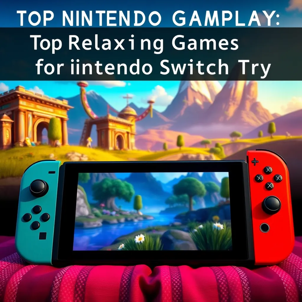 Top Relaxing Games for Nintendo Switch You Should Try : LevelUpTalk