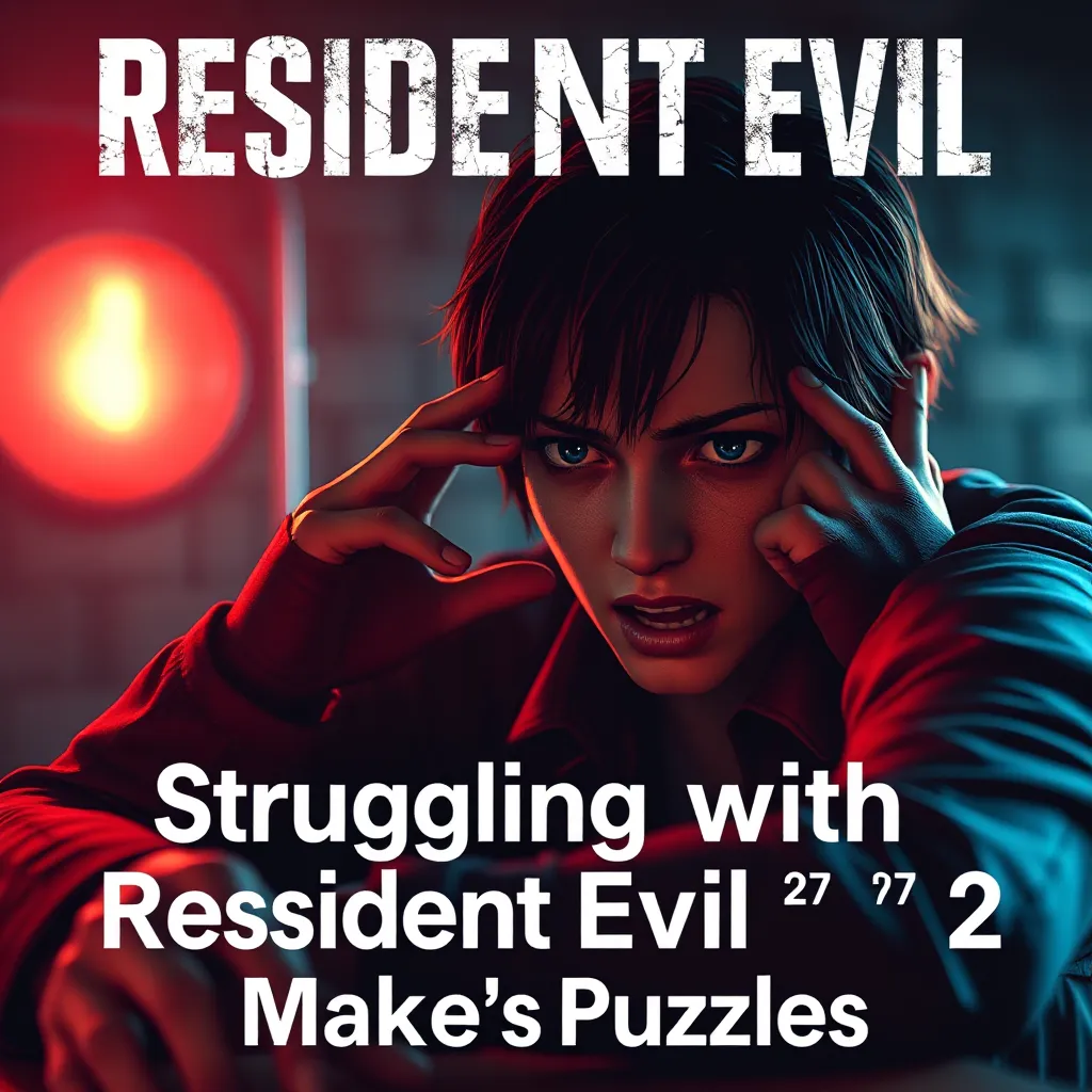 Struggling with Resident Evil 2 Remake's Puzzles? : LevelUpTalk