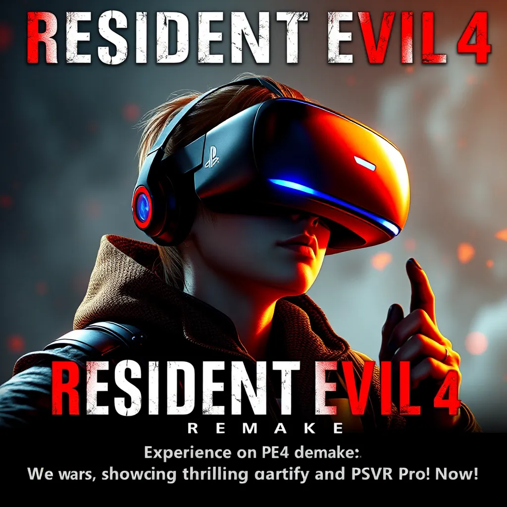 Experience RE4 Remake on PS5 Pro and PSVR2 Now! : LevelUpTalk