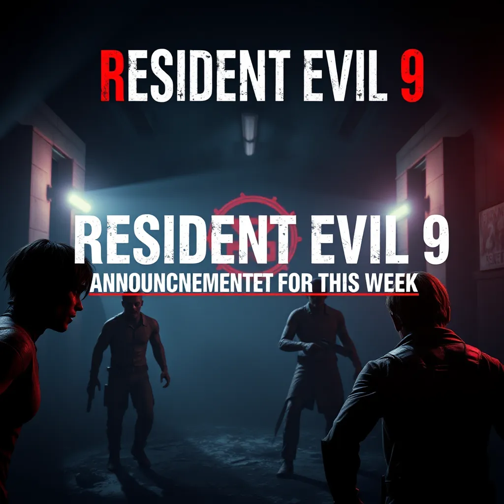 Resident Evil 9 Announcement Set for This Week : LevelUpTalk