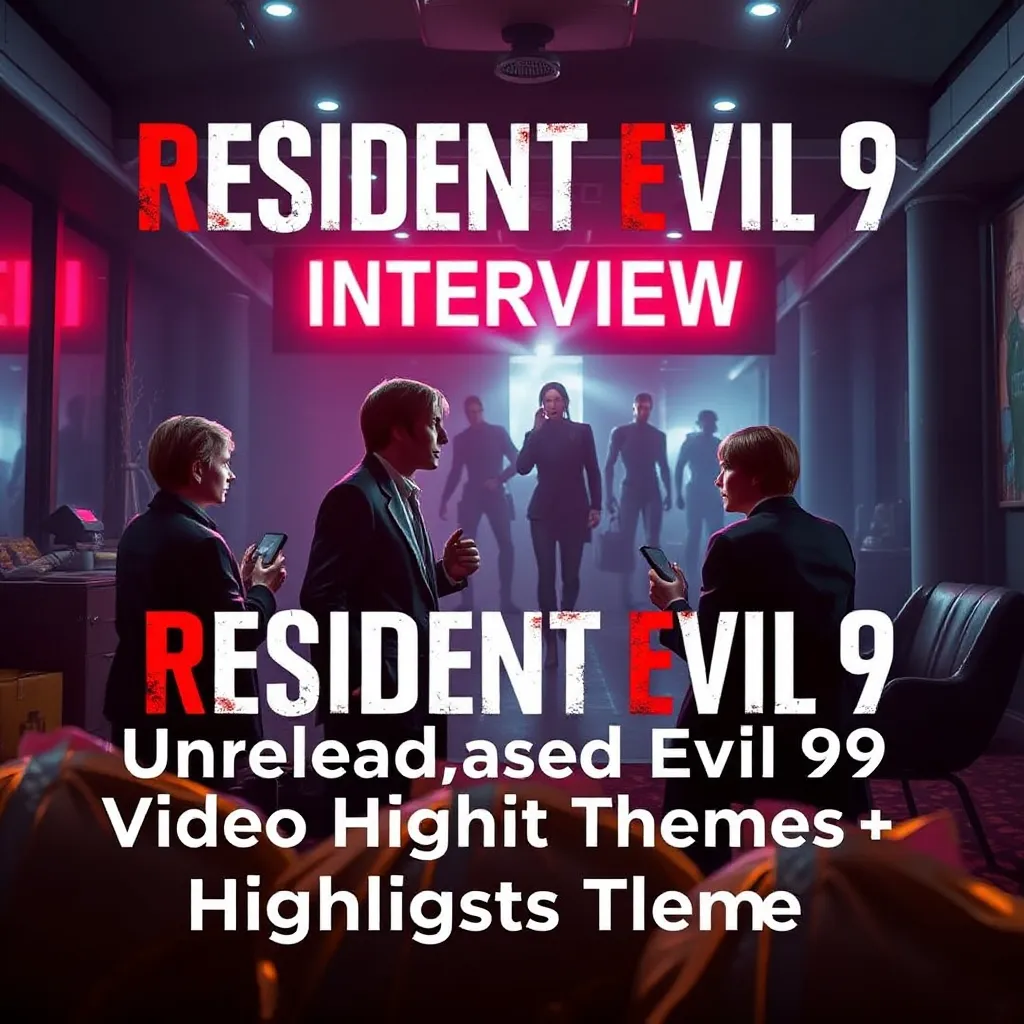 Unreleased Resident Evil 9 Interview Video Highlights Theme : LevelUpTalk