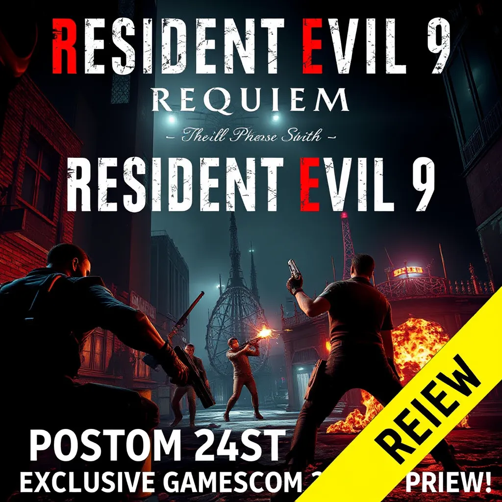 RESIDENT EVIL 9 REQUIEM: Exclusive Gamescom 2025 Demo Preview : LevelUpTalk