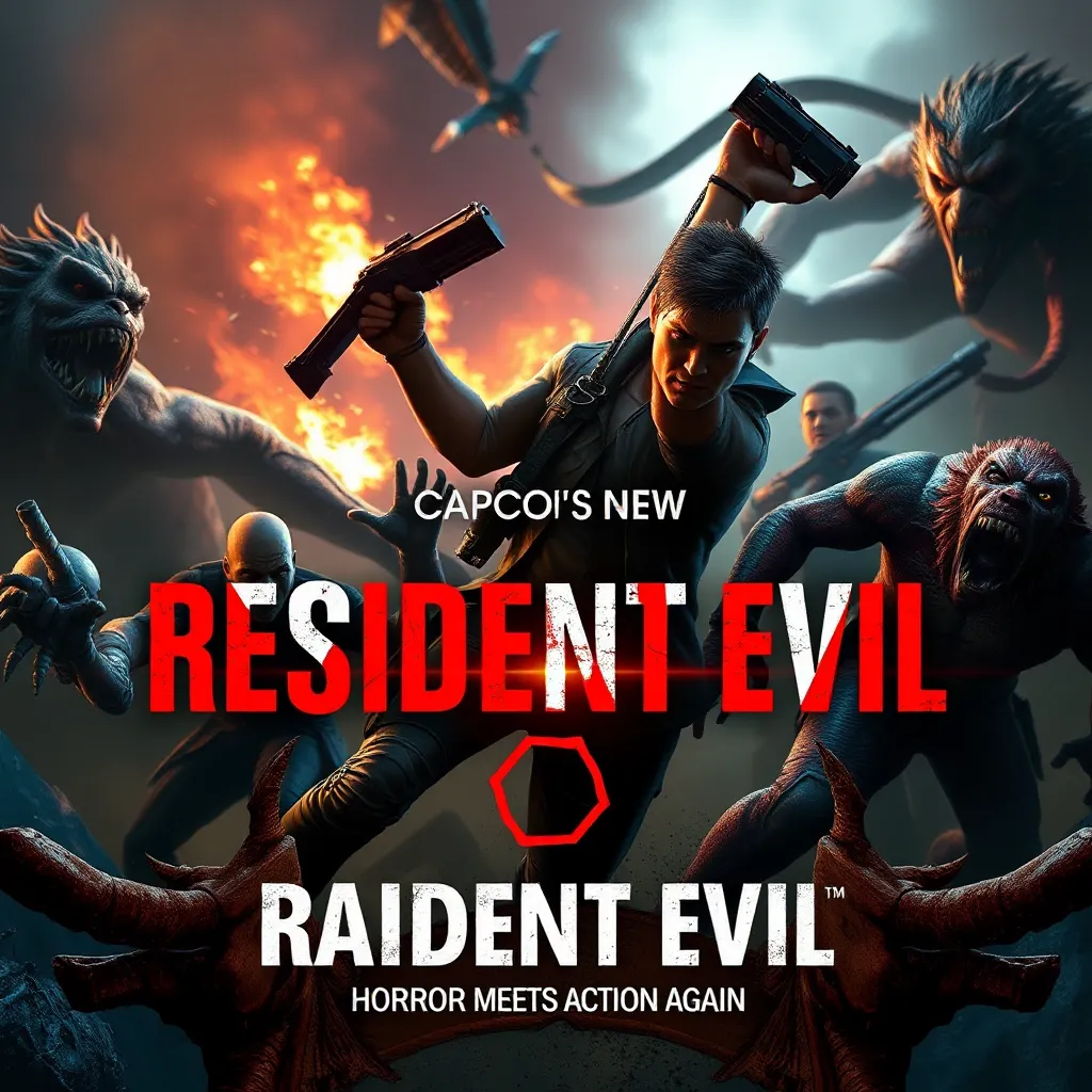 Capcom's New Resident Evil: Horror Meets Action Again : LevelUpTalk